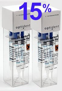 Optident Teeth Whitening Gel 15% 4 Pack – Bleach Refills